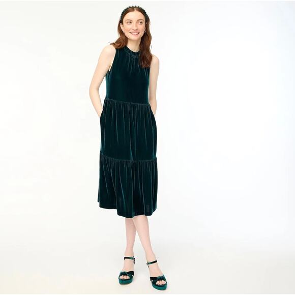J Crew Velvet Dress